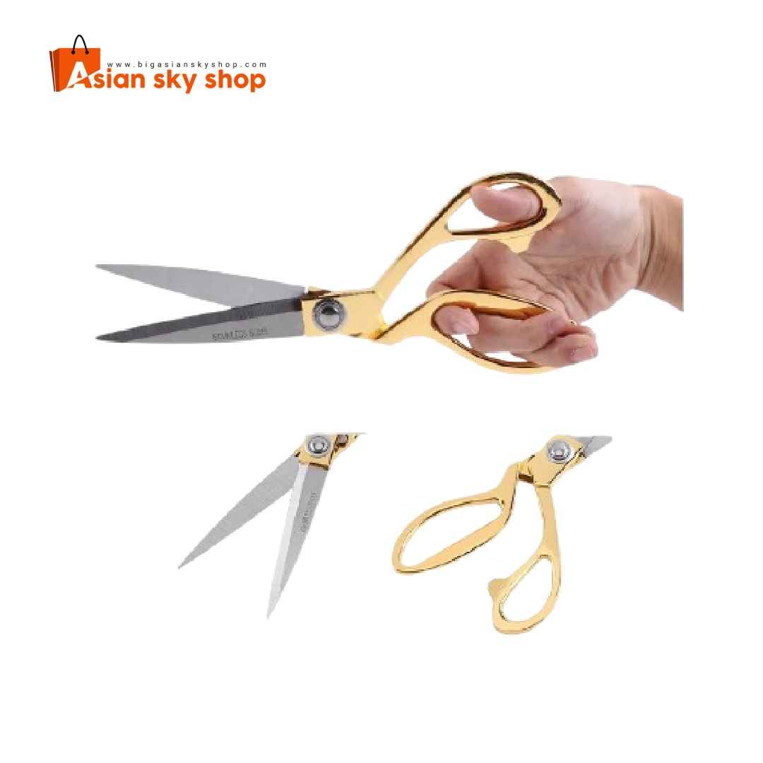 Tailoring Scissors 10.5 – Silver and Golden | Professional Cutting