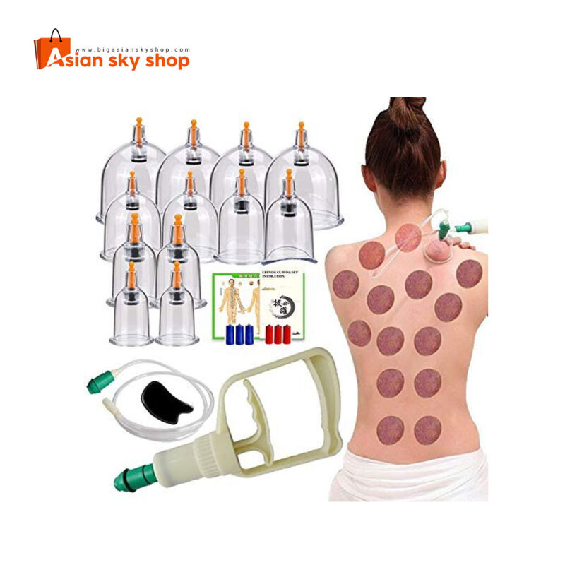 Hijama Cupping Therapy 12 pcs Set | Sunnah Healing Kit